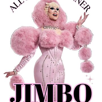 "Jimbo Winner of All Stars 8 Drag Race" Sticker for Sale by ...