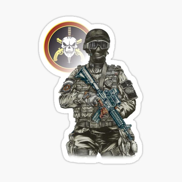"BOPE Soldier" Sticker by 7meiadois | Redbubble