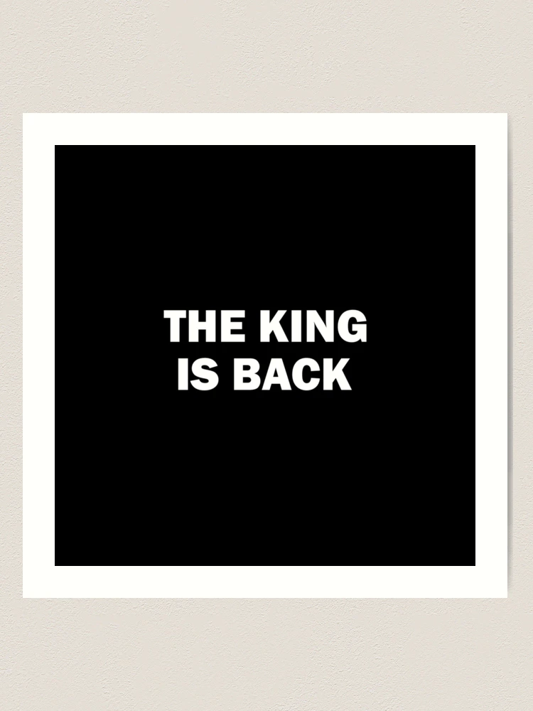 King Is Back Logo The King Is In The Room Crown Tee – Phil Wickham