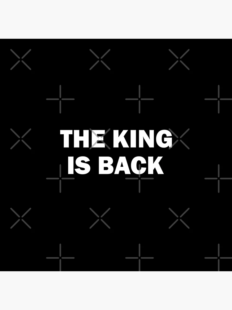 King Is Back Logo The King Is In The Room Crown Tee – Phil Wickham