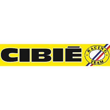 "Cibie Racing Team" Sticker for Sale by darkmonohue | Redbubble