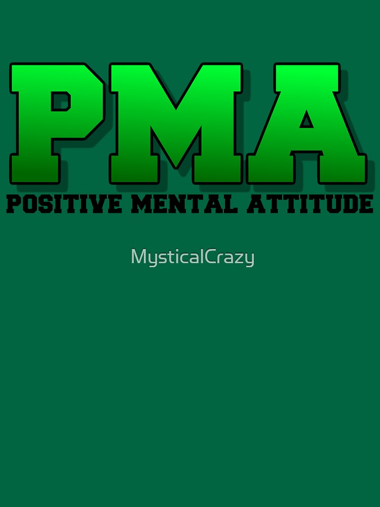 "PMA - Positive Mental Attitude - Jacksepticeye - Font 3" T-shirt for ...