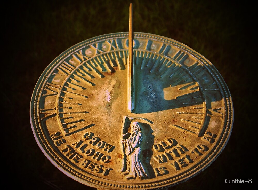 "Old Father Time Sundial" by Cynthia48 | Redbubble