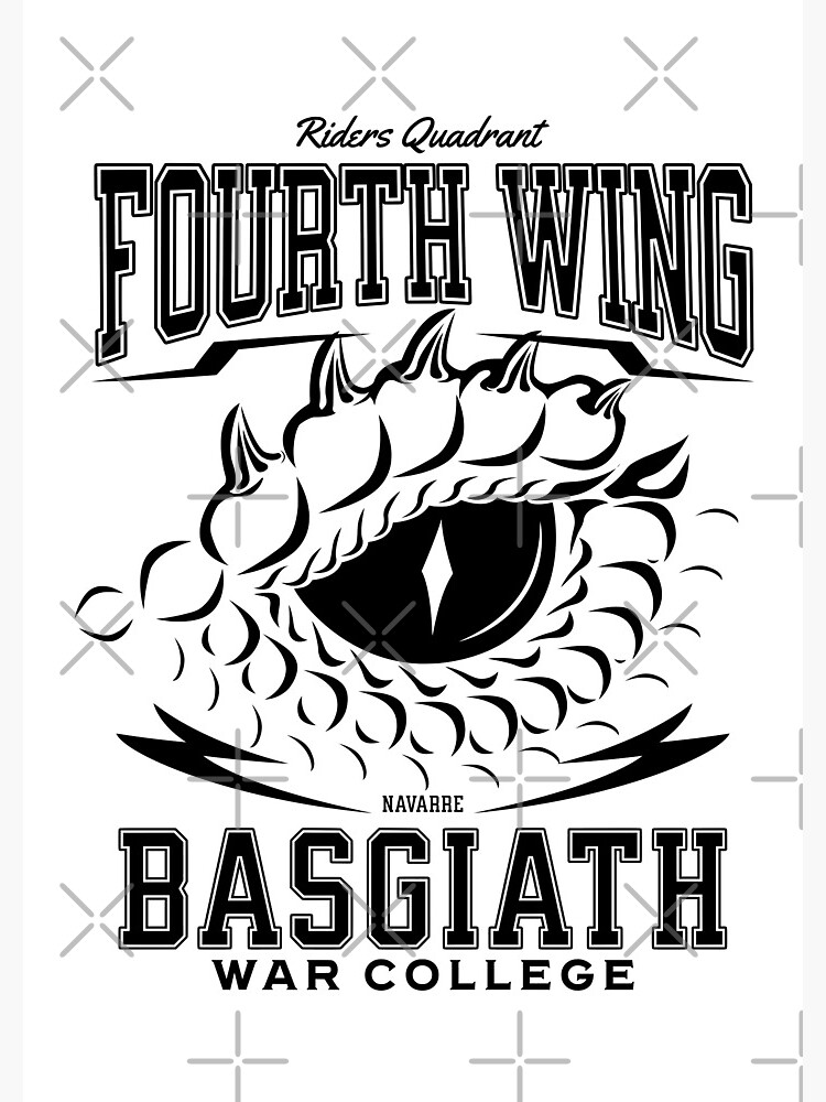 "Fourth Wing, Official Rebecca Yarros Merchandise" Spiral Notebook for ...