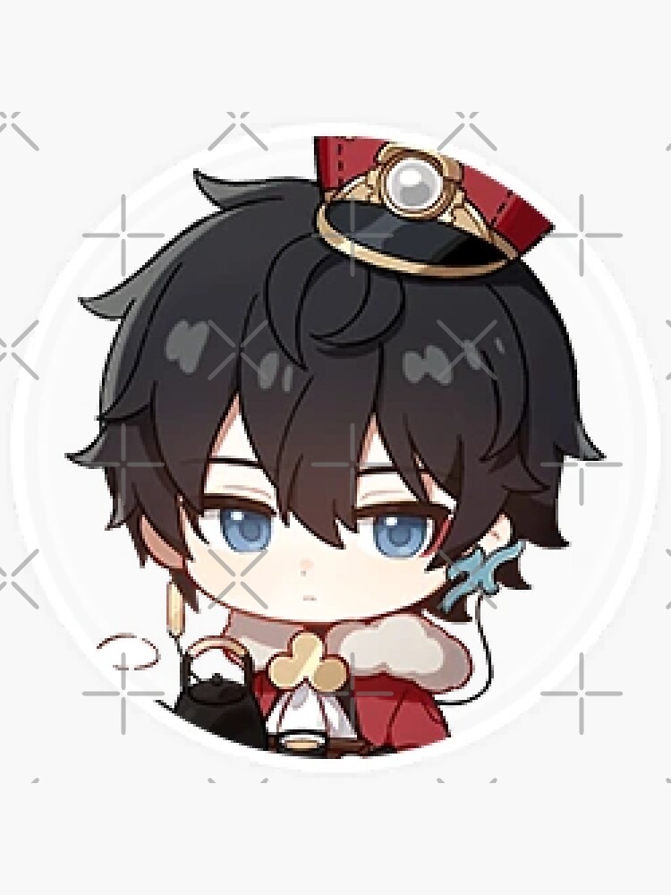"Honkai Star Rail Chibi Dan Heng PFP" Sticker for Sale by ...