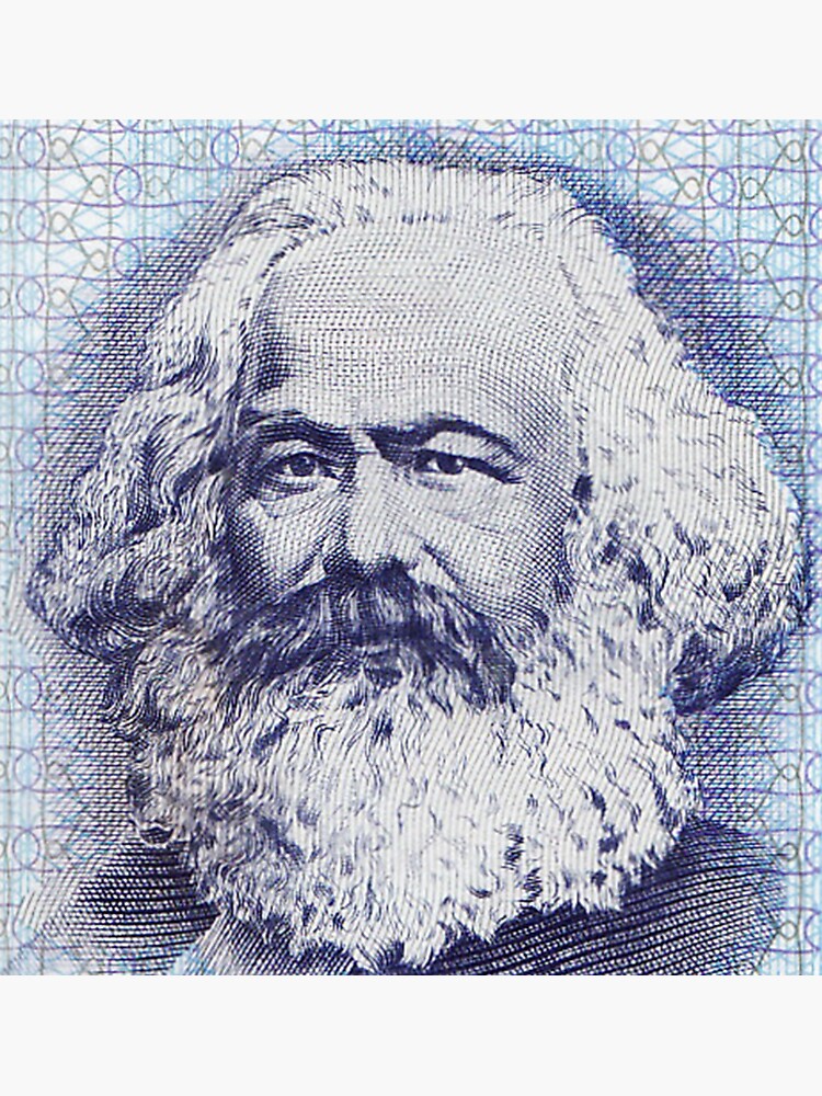 "Karl Marx" Sticker by ypres | Redbubble