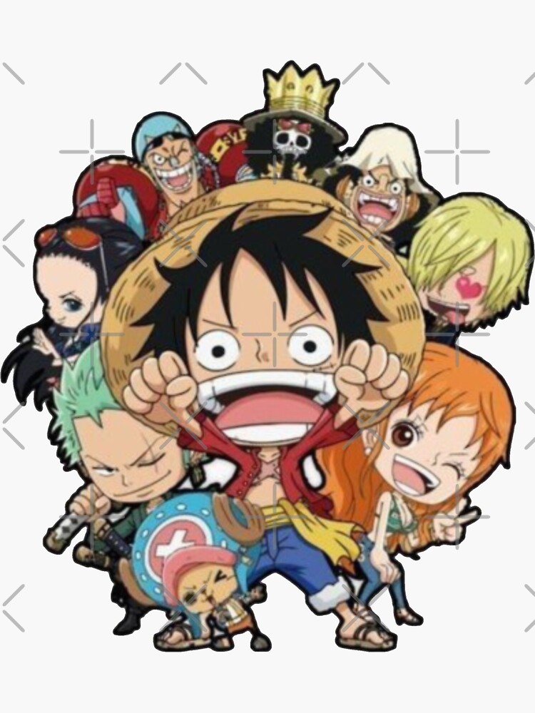 "MUGIWARA CREW" Sticker for Sale by Nini Chan | Redbubble