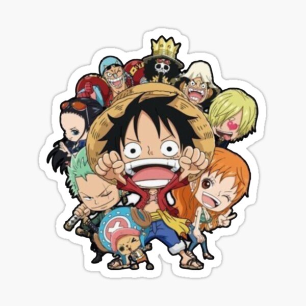 "MUGIWARA CREW" Sticker for Sale by Nini Chan | Redbubble