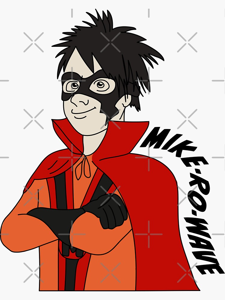 "5sos Dont stop Mike-ro-wave Superheroe " Sticker for Sale by designMJ ...