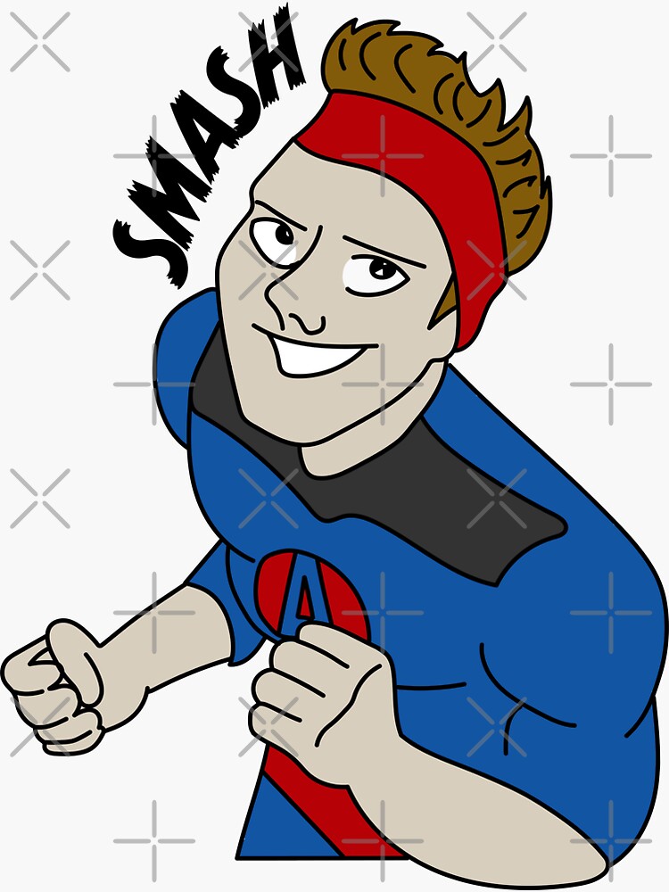 "5sos Dont stop Smash Superheroe " Sticker for Sale by designMJ | Redbubble
