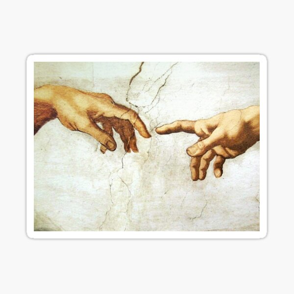 "classical works - Michelangelo" Sticker for Sale by AvvessoStudio ...