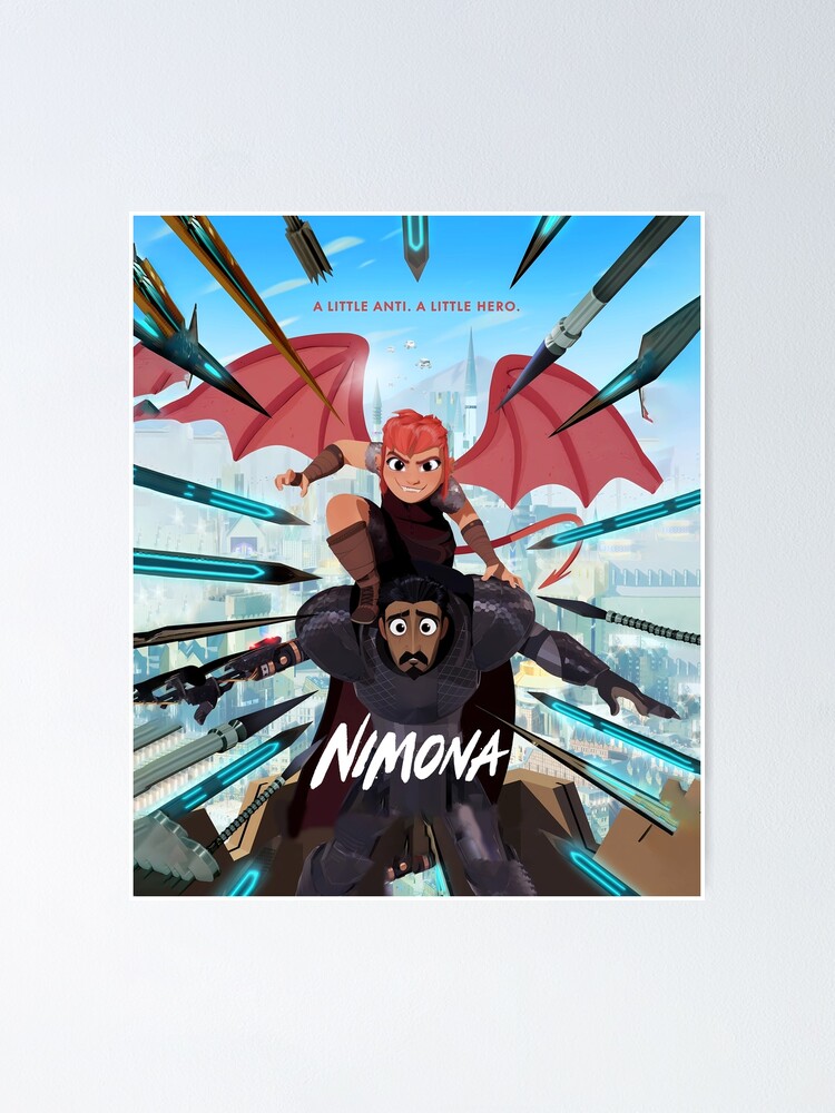 "nimona" Poster for Sale by Wahbil Art | Redbubble