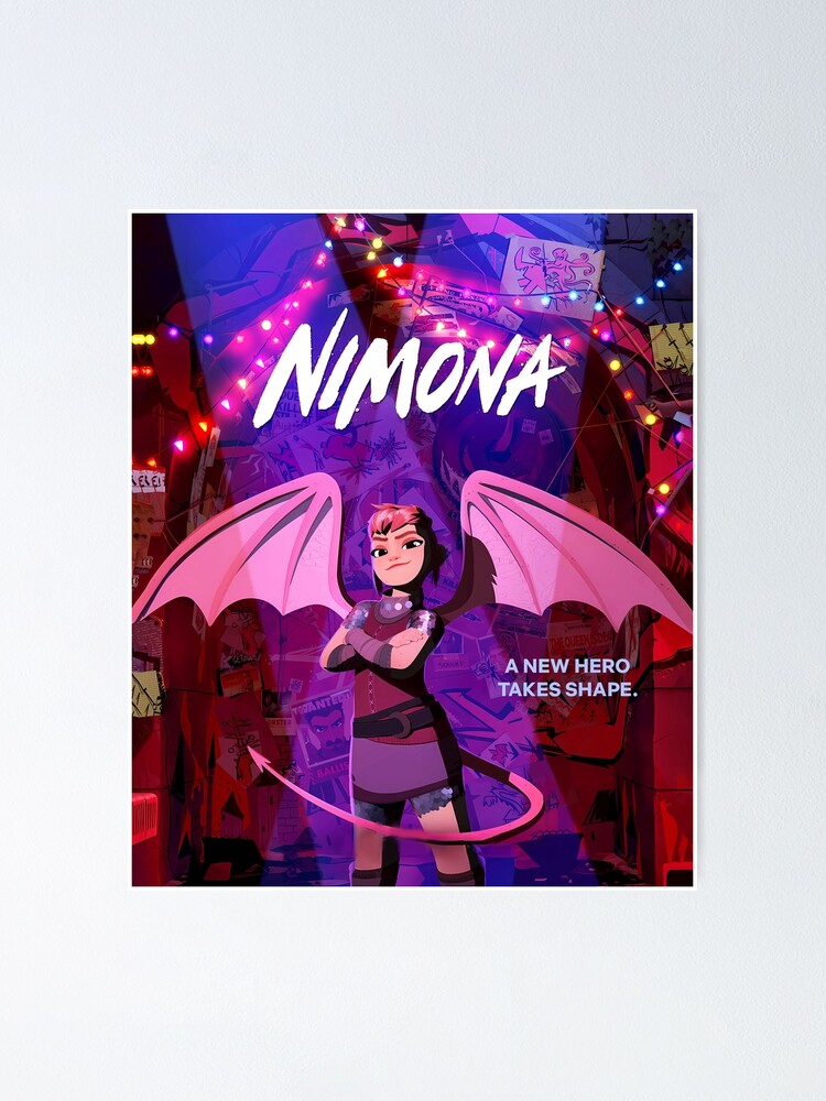 "nimona" Poster for Sale by Wahbil Art | Redbubble