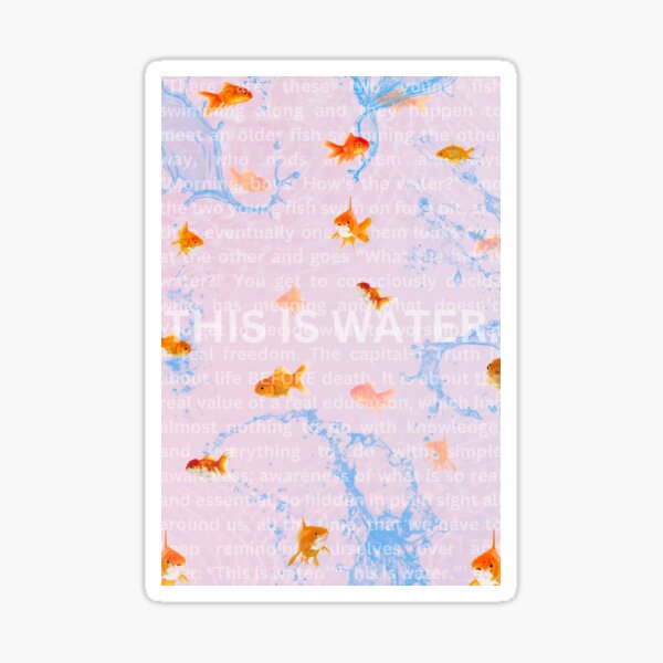 "This is Water Collage" Sticker for Sale by purplcactus | Redbubble