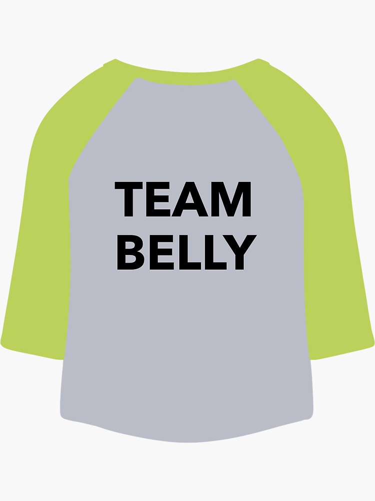 "Team Belly" Sticker for Sale by Alycialackey | Redbubble