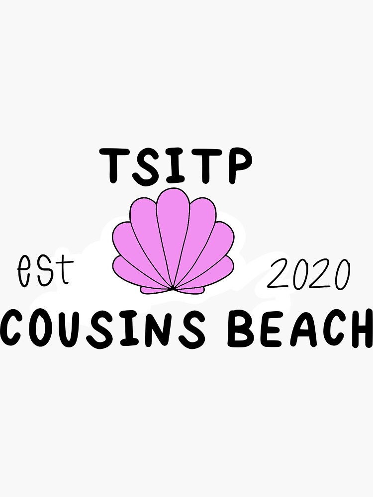 "Tsitp cousins beach " Sticker for Sale by Alycialackey | Redbubble