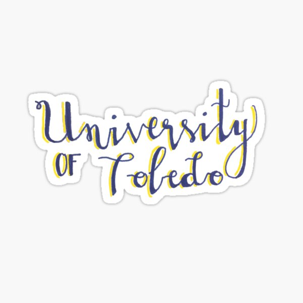 "University of Toledo" Sticker by hotpocket978 | Redbubble