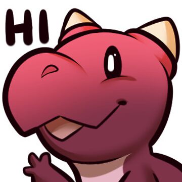 "Chonky HI" Sticker for Sale by NikkiArtzStudio | Redbubble