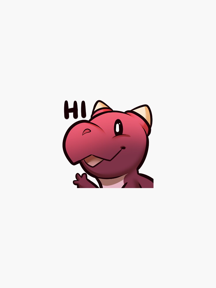 "Chonky HI" Sticker for Sale by NikkiArtzStudio | Redbubble