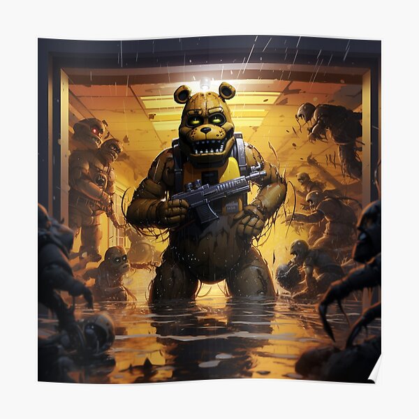 "fnaf secuity breach sunnydrop art 3" Poster for Sale by albertomichell ...