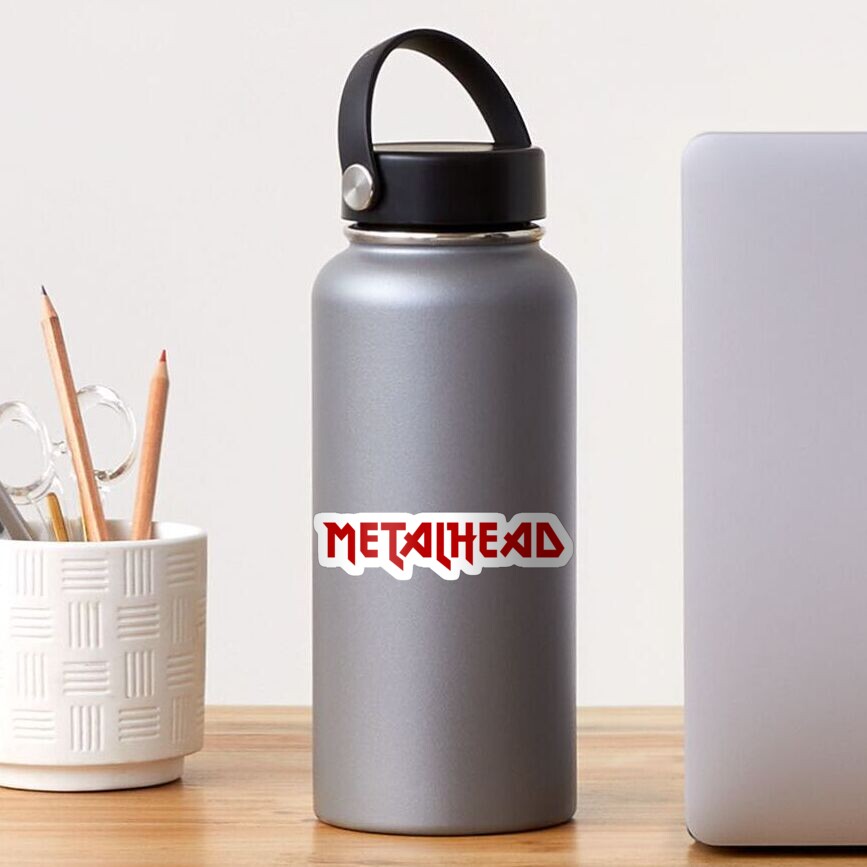"Metalhead logo" Sticker for Sale by Skady666 | Redbubble