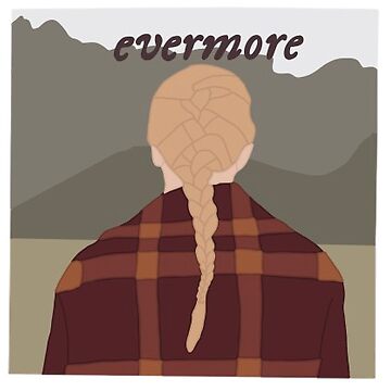 "Taylor Swift evermore album cover" Sticker for Sale by avruss | Redbubble