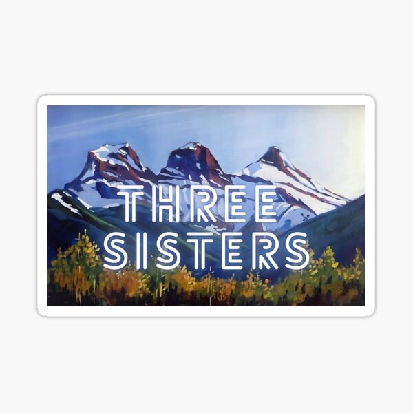 "The Three sisters OR mountain peaks" Sticker for Sale by Harsh vardhan ...