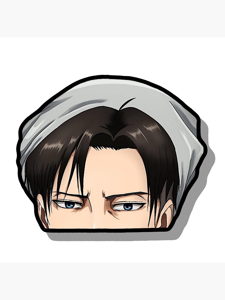 "anime peeker sticker" Sticker for Sale by RiseDecals | Redbubble