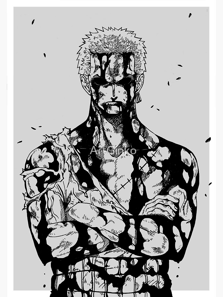 "Roronoa Zoro" Poster by ArtGinko | Redbubble