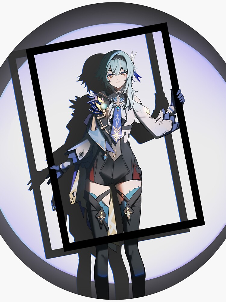 "Eula Genshin Impact" Stickerundefined by bashhonkdesign | Redbubble