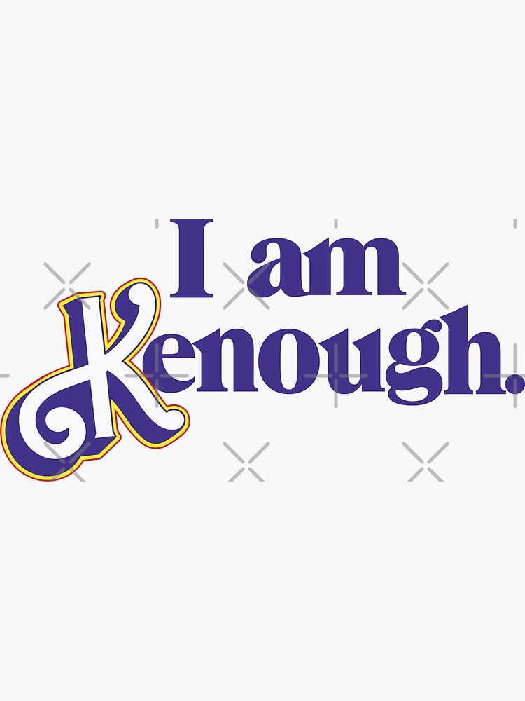 Barbie I Am Kenough Sticker | Printerval Canada