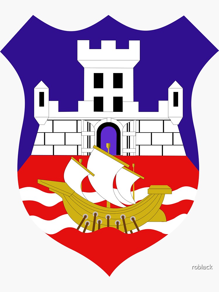 "Belgrade" Sticker for Sale by roblack | Redbubble