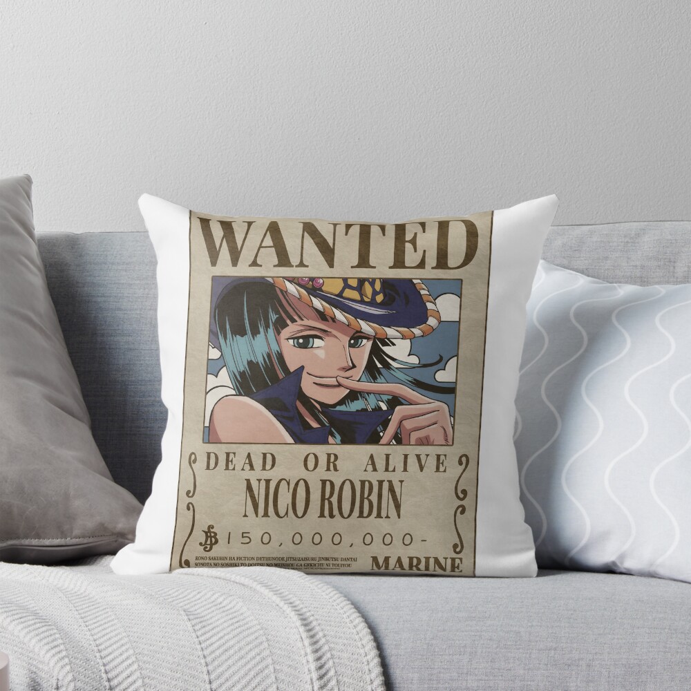 "WANTED NICO ROBIN" Sticker for Sale by MZeka | Redbubble