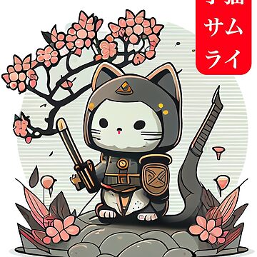 "Kitty Cat Kawaii warrior " Sticker for Sale by mermaidselina | Redbubble