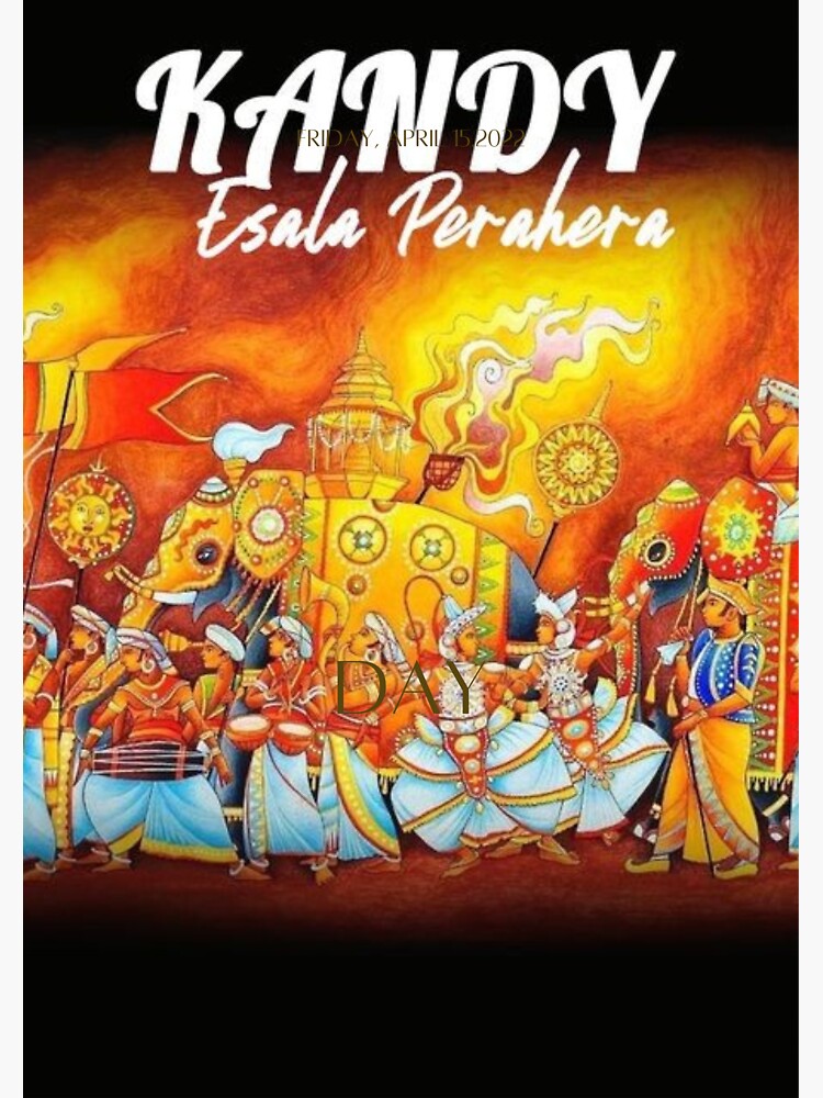 "Kandy esala perahara" Sticker for Sale by Tharushimart | Redbubble