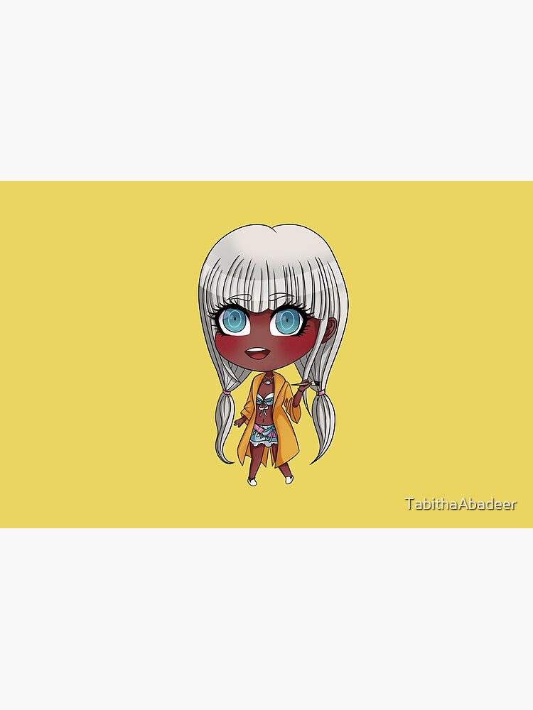 Drv3 Angie Yonaga Chibi Zipper Pouch By Tabithaabadeer Redbubble