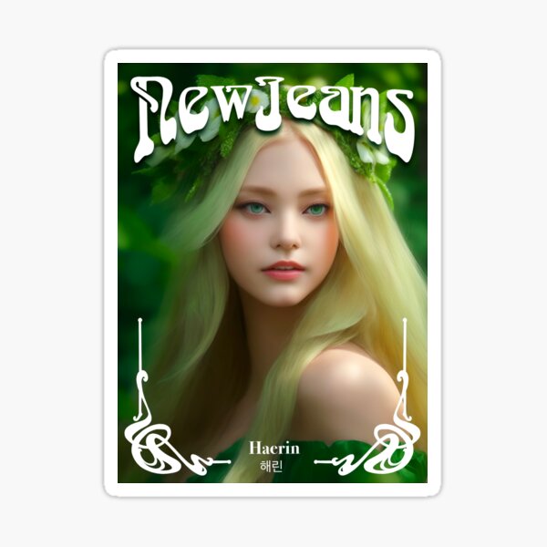 "Haerin" Sticker for Sale by Valereekmerch | Redbubble