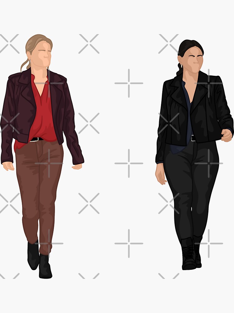 "Officer Lucy Chen and Isabel Bradford | The Rookie" Sticker for Sale ...