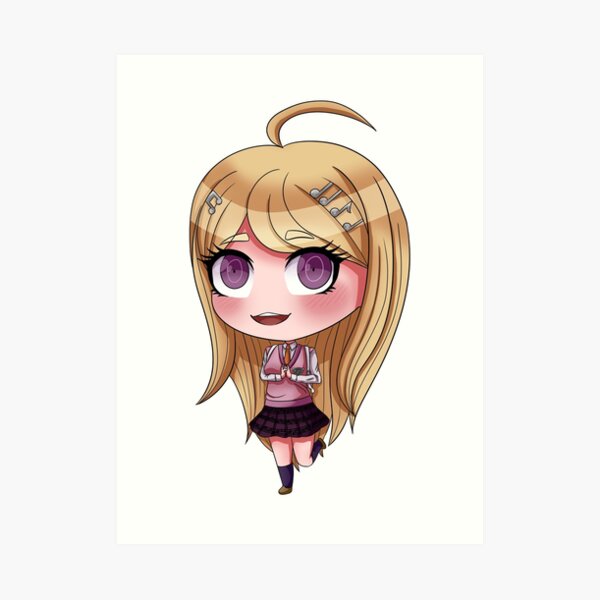 "DRV3 - Kaede Akamatsu Chibi" Art Print by TabithaAbadeer | Redbubble