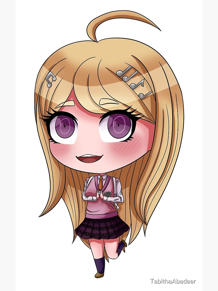 "DRV3 - Kaede Akamatsu Chibi" Art Print by TabithaAbadeer | Redbubble