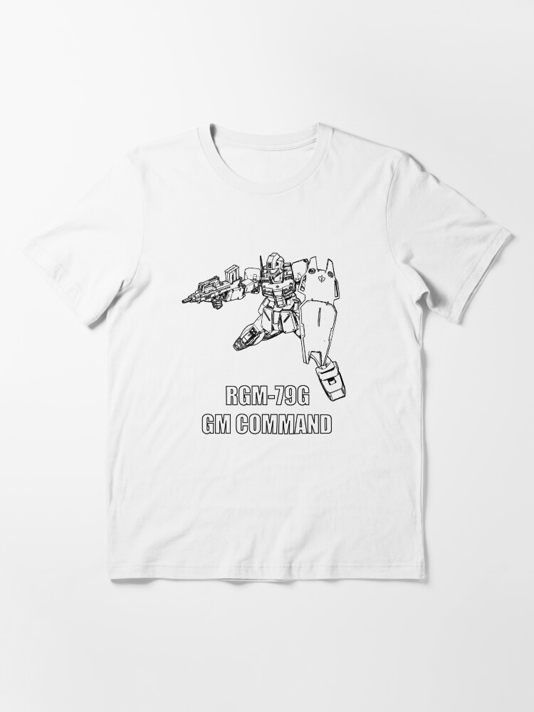 "RGM-79G GM Command Lineart" Essential T-Shirt for Sale by madcat-mechshop | Redbubble