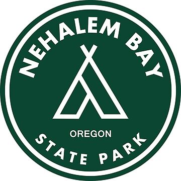 "Nehalem Bay State Park Oregon Tent" Sticker for Sale by bivenart | Redbubble
