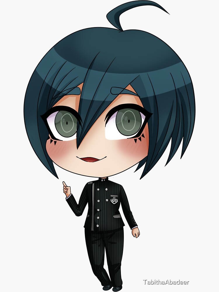 "DRV3 - Shuichi Saihara Chibi" Sticker by TabithaAbadeer | Redbubble