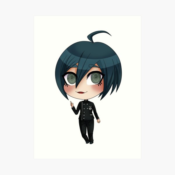 "DRV3 - Shuichi Saihara Chibi" Art Print by TabithaAbadeer | Redbubble