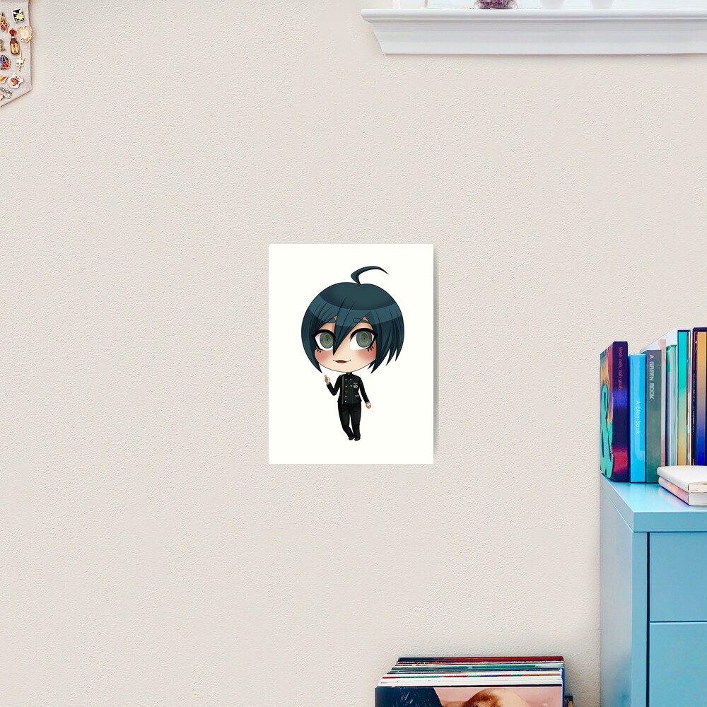 "DRV3 - Shuichi Saihara Chibi" Art Print by TabithaAbadeer | Redbubble