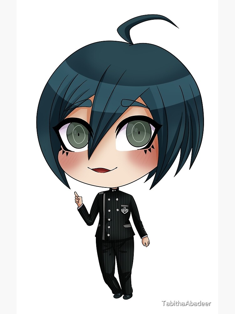 "DRV3 - Shuichi Saihara Chibi" Art Print by TabithaAbadeer | Redbubble