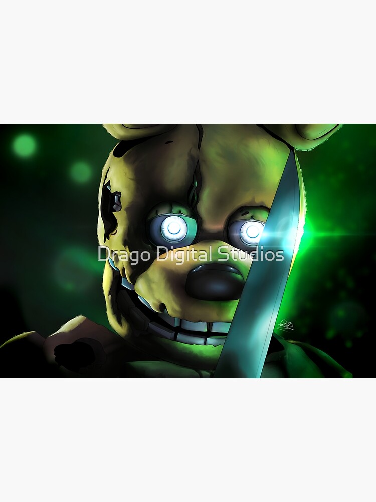 "Springtrap (FNAF Movie Trailer)" Poster for Sale by DragonessAnim ...
