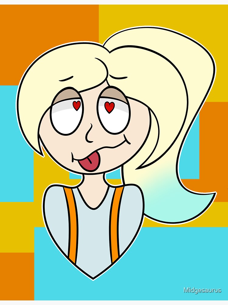 "Macey Headshot (1)" Sticker by Midgesaurus | Redbubble