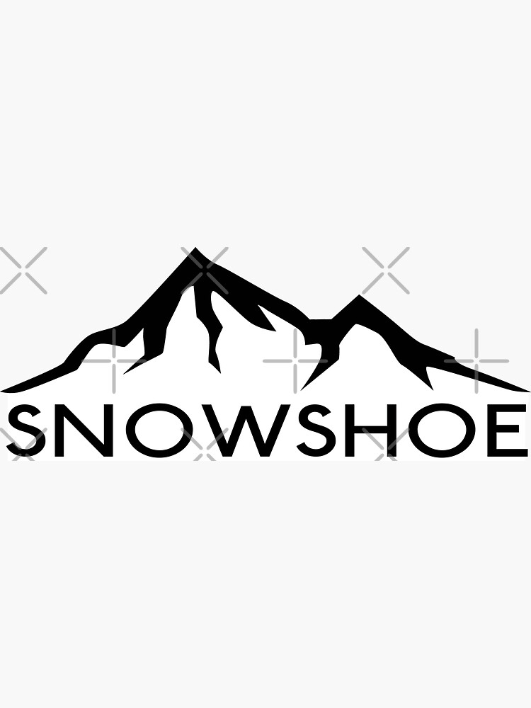 Pegatina «Esquiar Snowshoe West Virginia» de MyHandmadeSigns | Redbubble