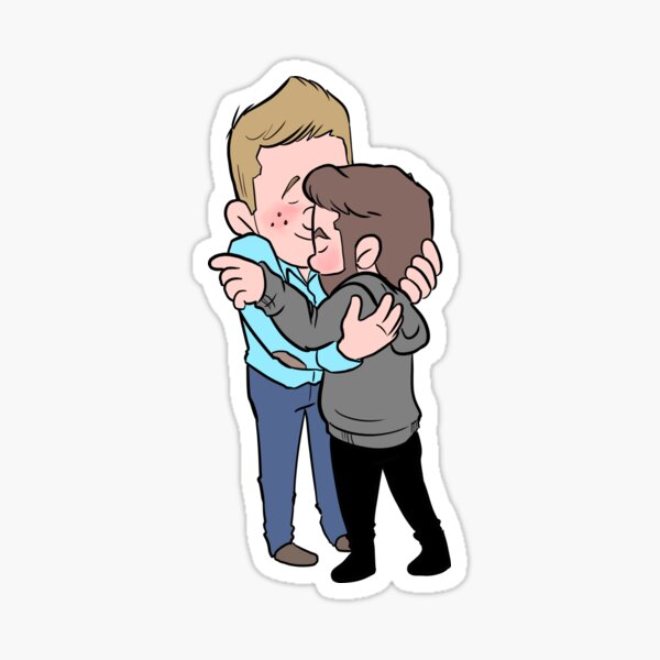 "Robron Hug 1 " Sticker by scrapyardbfs | Redbubble